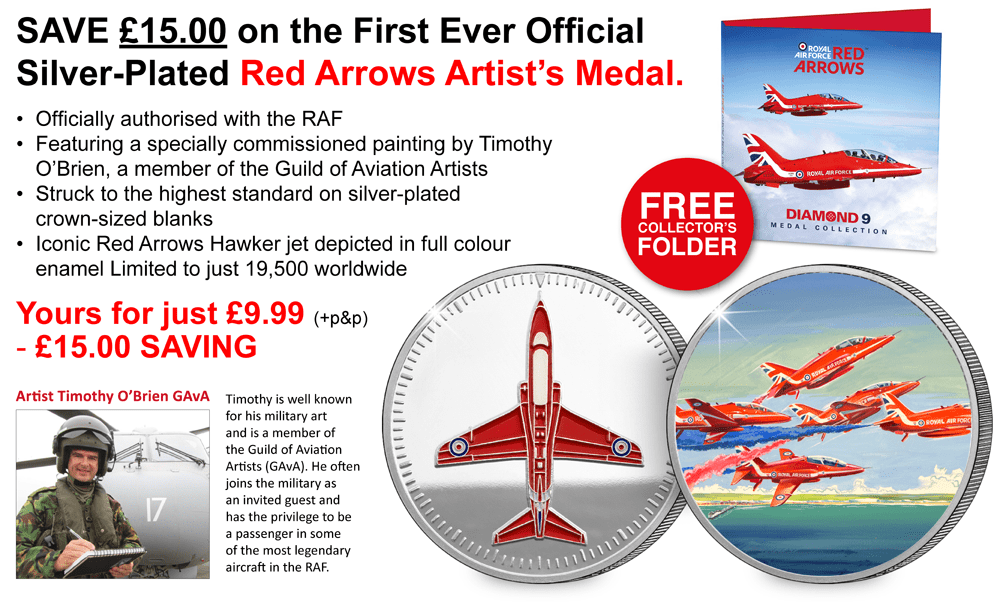 Official Red Arrows Artist Medal