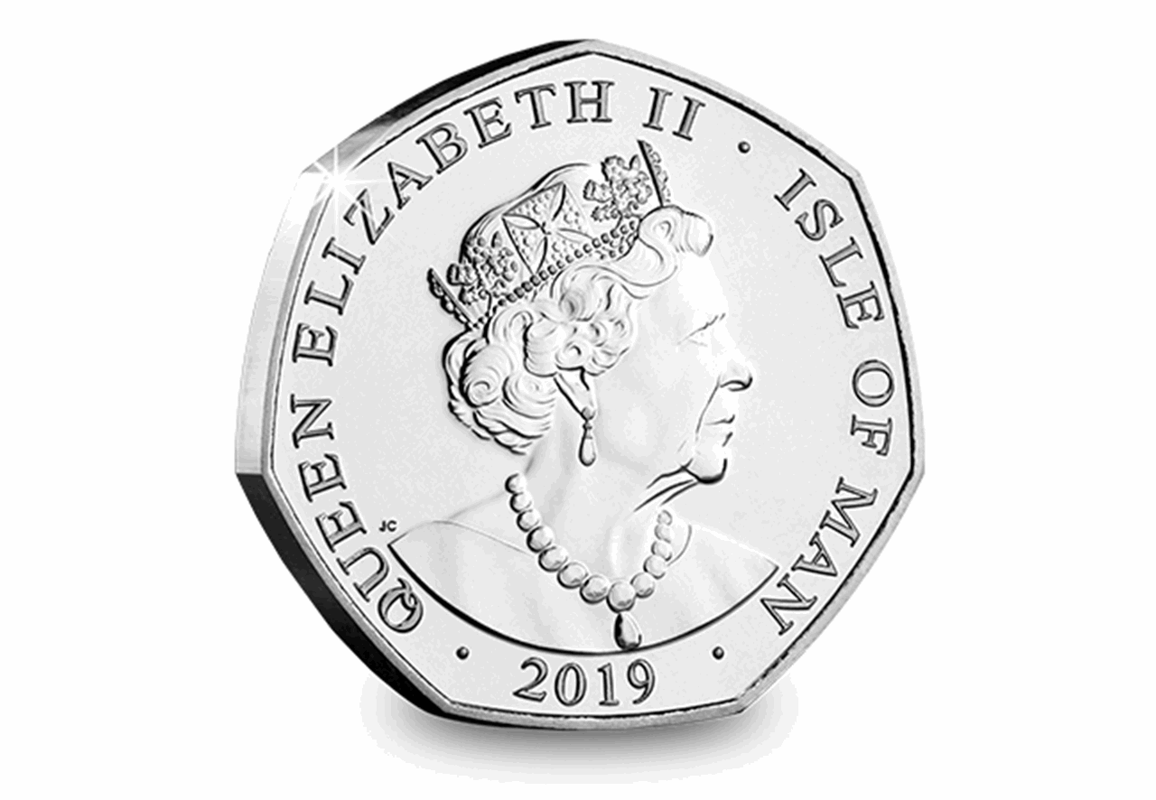 2019 Official Peter Pan BU 50p Coin