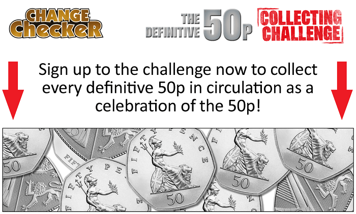 Join The Definitive 50p Collecting Challenge today!