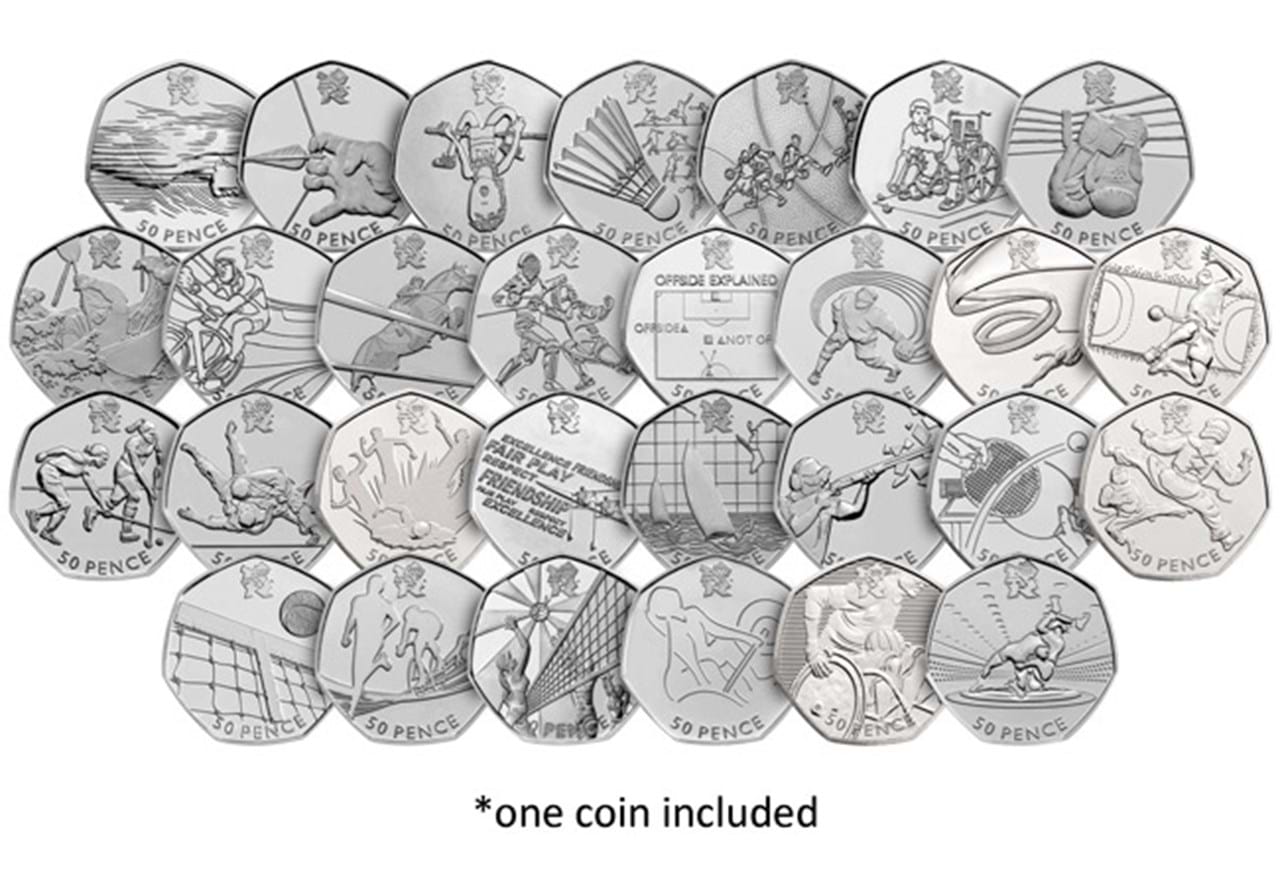 Sports Edition 50p Collecting Pack Plus