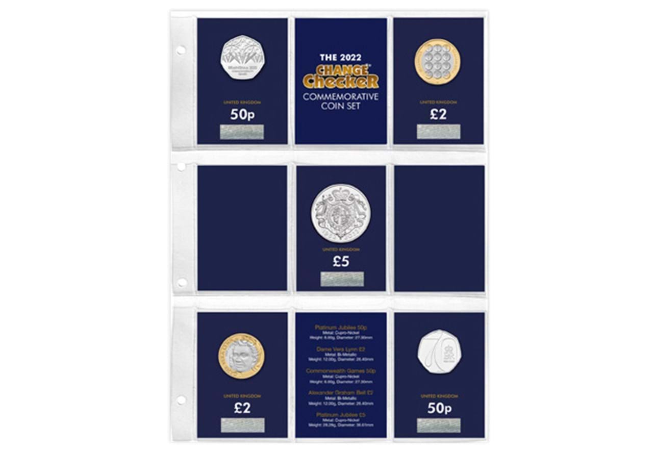 The 2022 CERTIFIED BU Commemorative Coin Set in Album