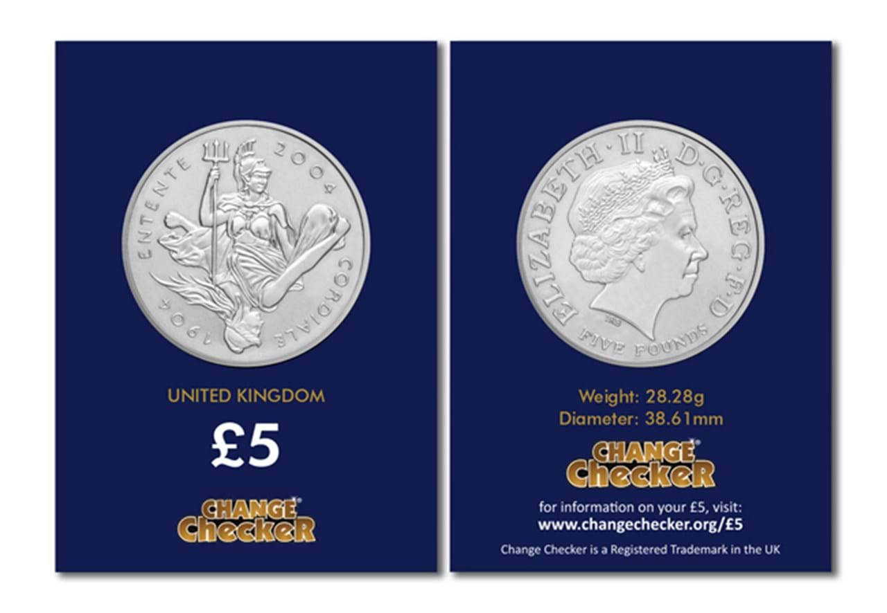 2004 Entente Cordiale £5