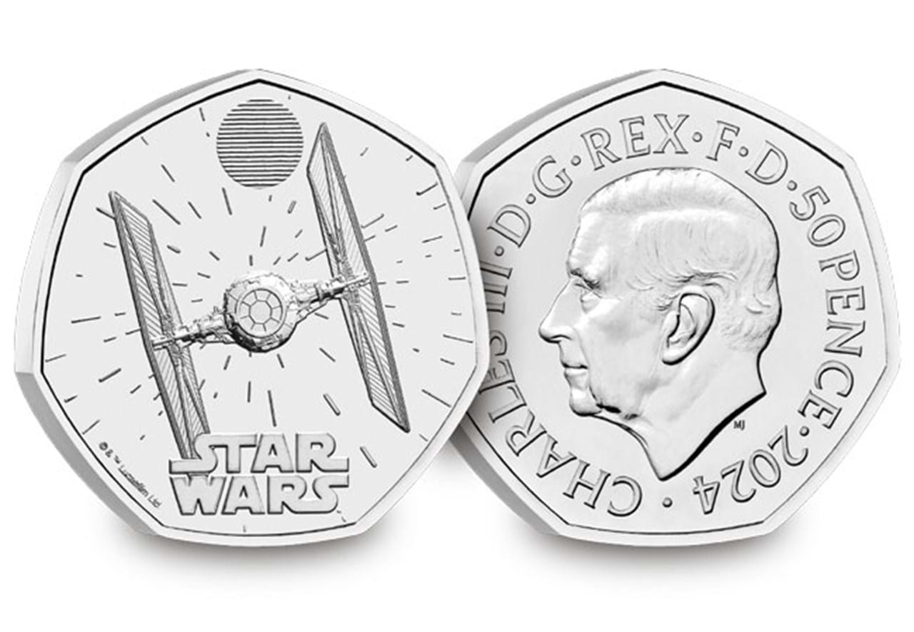 2024 UK Star Wars TIE Fighter CERTIFIED BU 50p | Change Checker