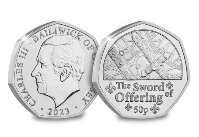 The Regalia BU 50p Set - Inspired by the Ancient Symbols of British Mo