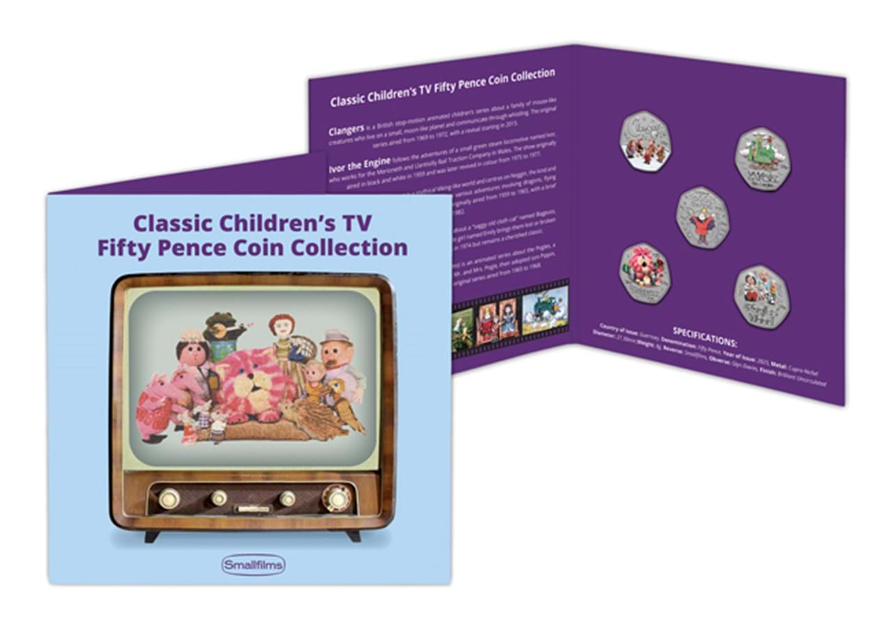 The Brilliant Uncirculated Classic Children's TV 50p Colour Collection