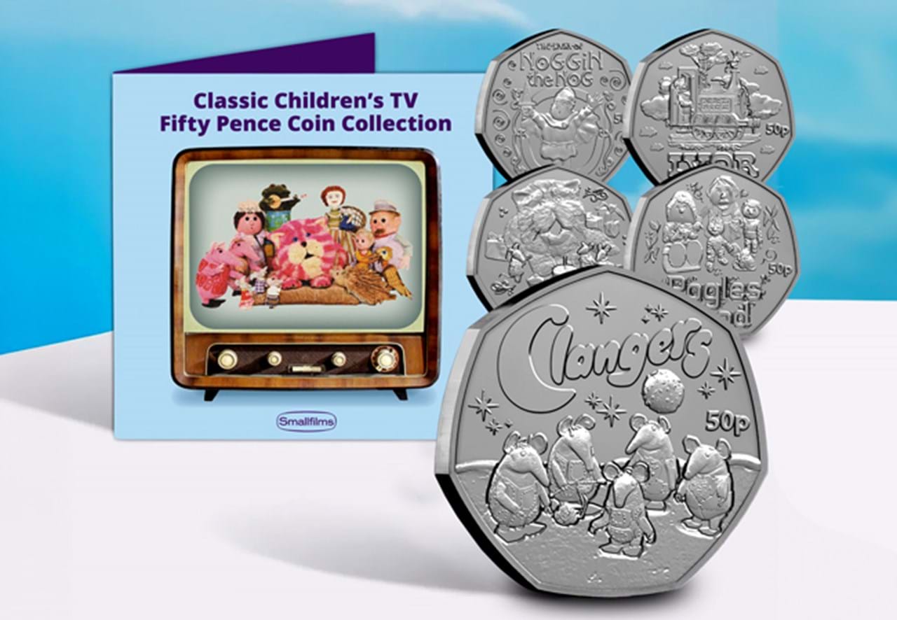 Classic Children's TV Shows Silver Proof 50p Set