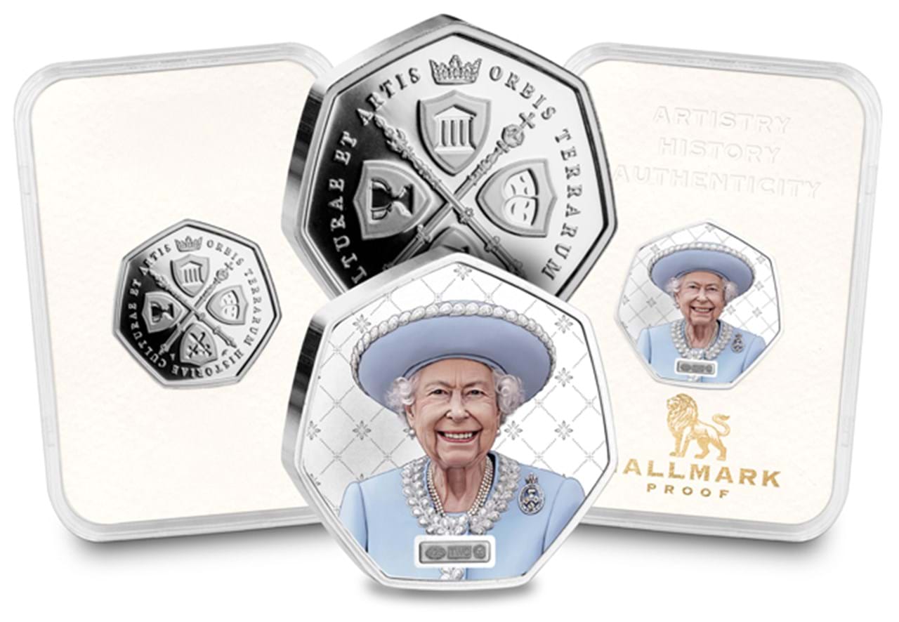 Queen Elizabeth II Silver Hallmark Proof