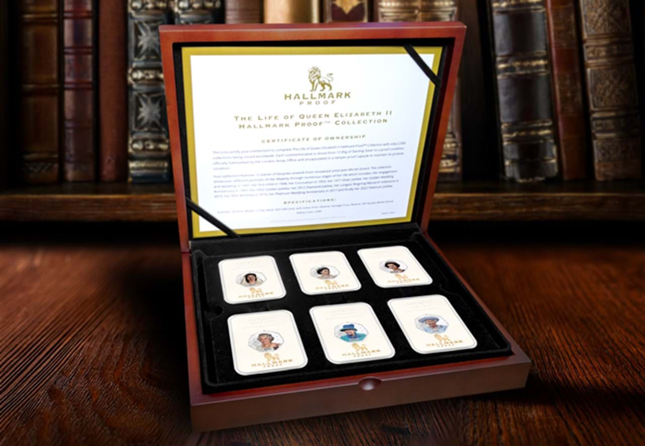 Queen Elizabeth II Silver Hallmark Proof