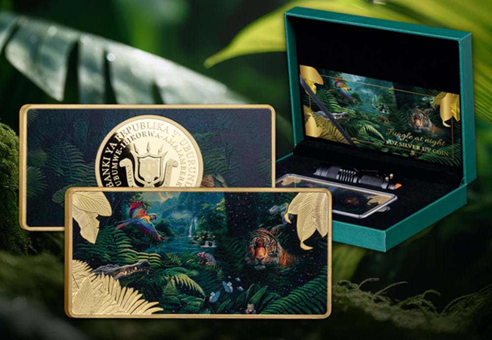 The Jungle at Night 3oz Silver Coin