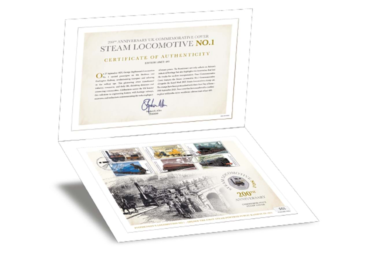 Own ALL SIX 2025 Royal Mail Steam Locomotives Stamps in One Historic C
