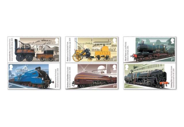 Own ALL SIX 2025 Royal Mail Steam Locomotives Stamps in One Historic C
