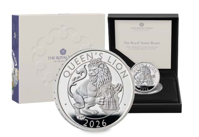 The UK 2026 The Queen's Lion Silver 1oz Coin