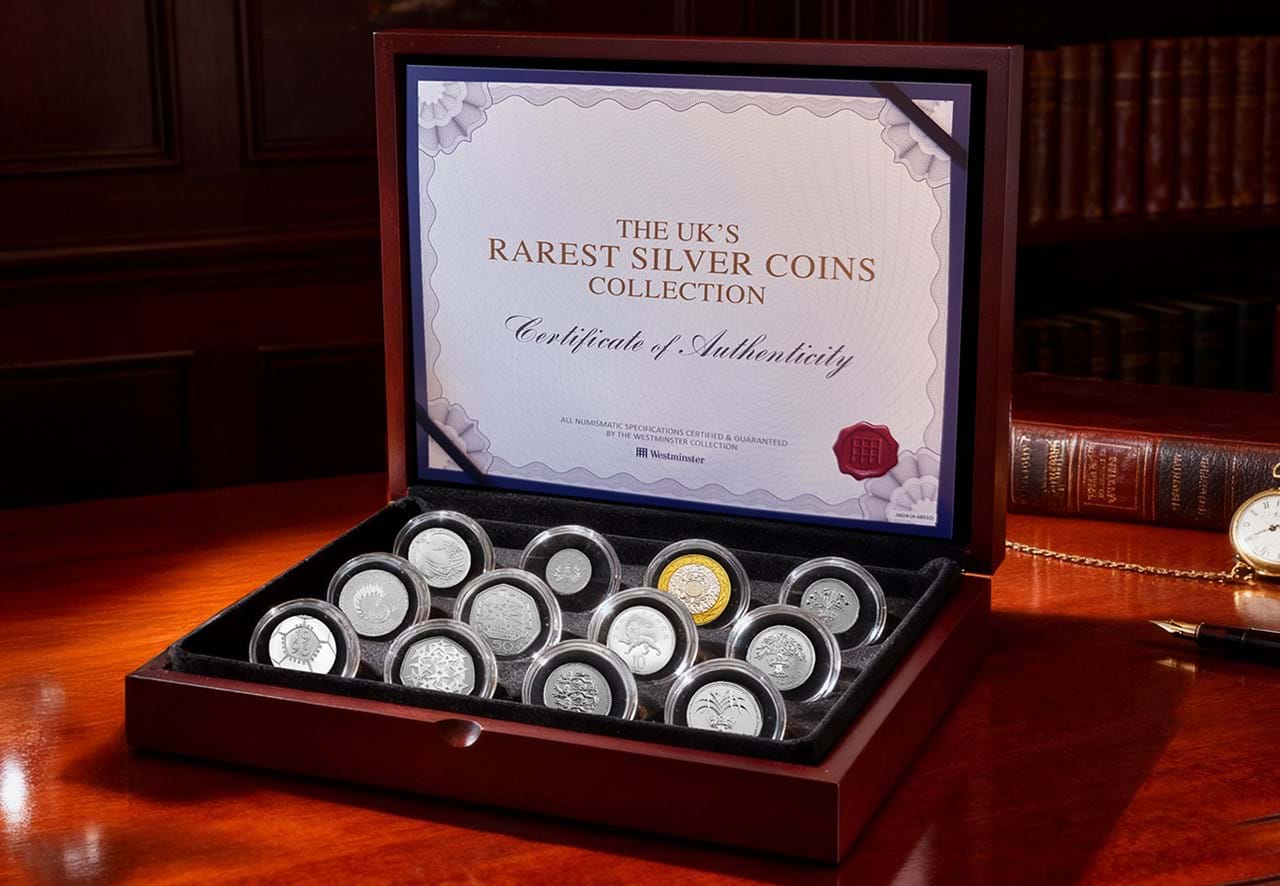 The UK'S Rarest Silver Coins - Silver Piedfort Boxed Collection