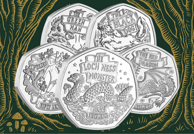 FIVE Myths and Legends Brought To Life On BRAND NEW 50p Set...