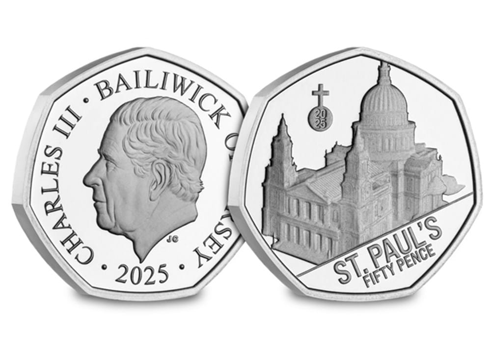 The St Paul's Cathedral BU 50p Coin