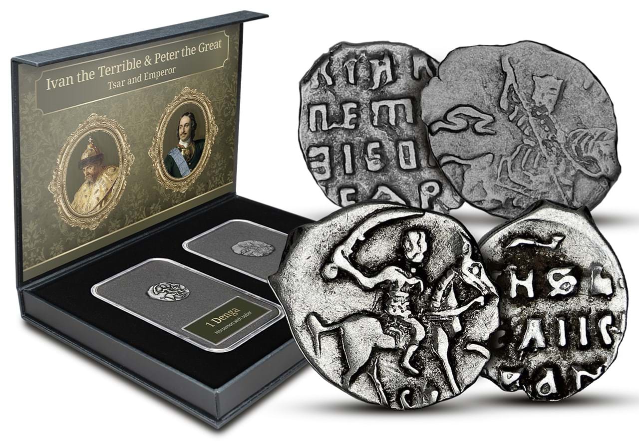 Ivan the Terrible & Peter the Great Coin Pair