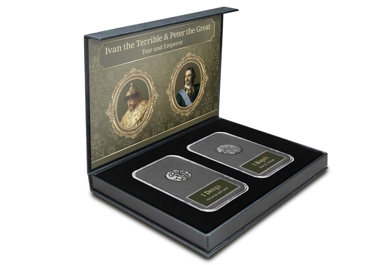 Ivan the Terrible & Peter the Great Coin Pair