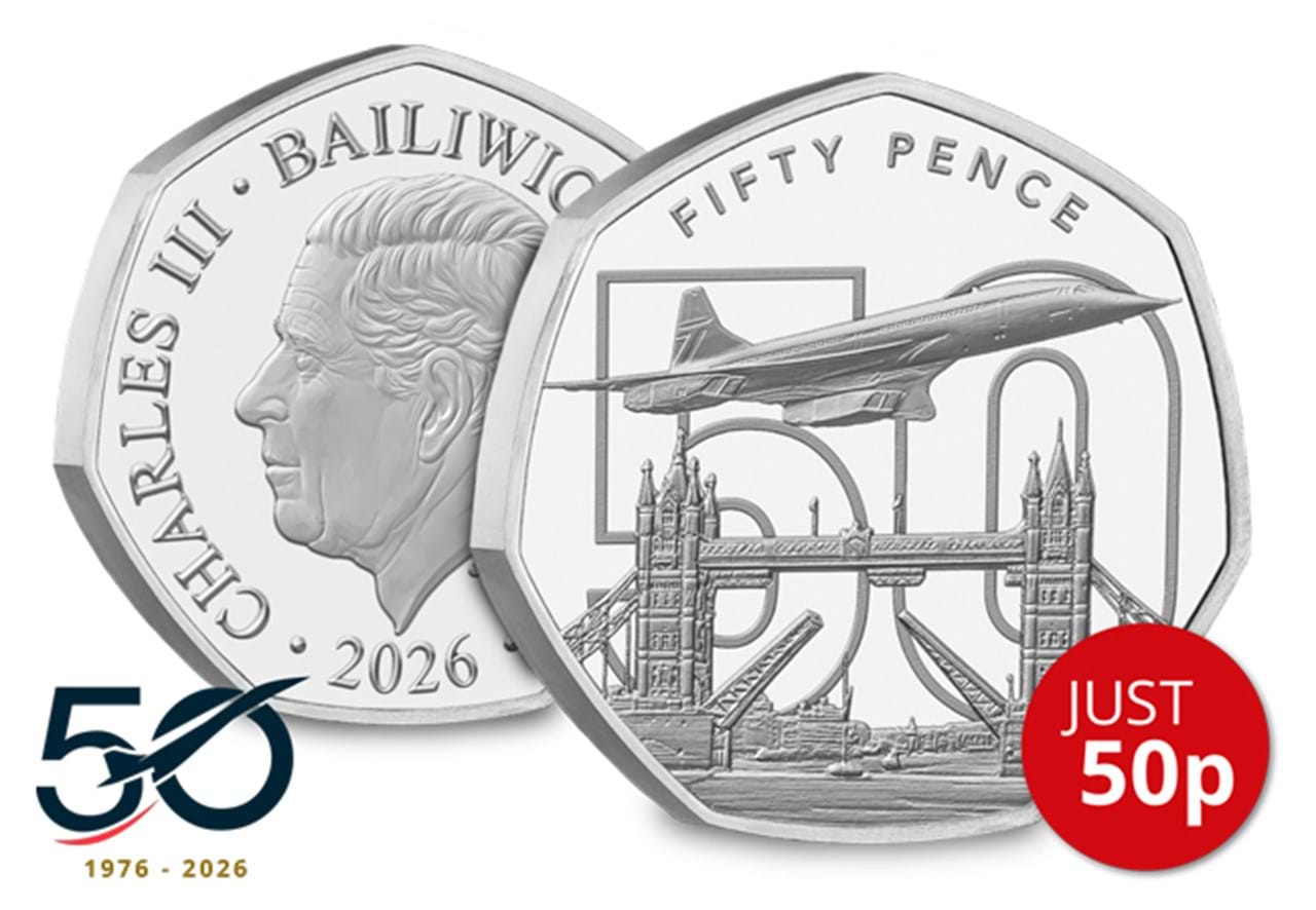 The Official 2026 Concorde 50p Coin