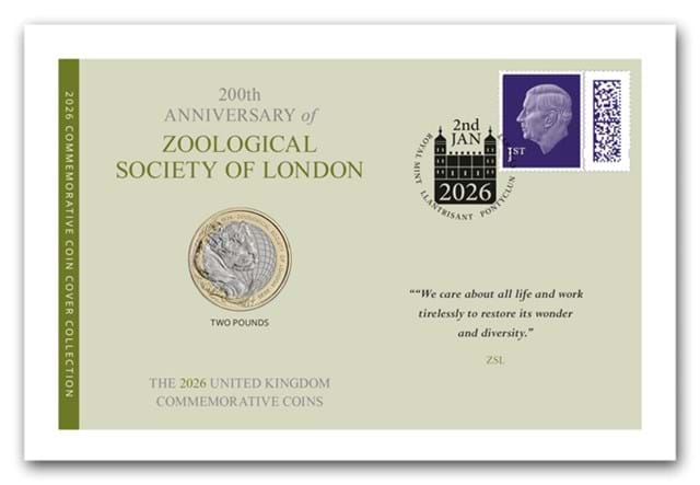 UK 2026 Commemorative Coin Cover Collection