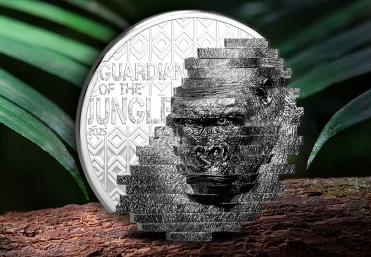 The Reconstruction Gorilla 2oz Silver Coin