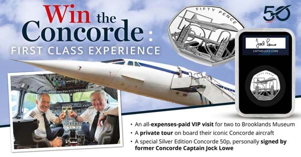 The Official 2026 Concorde 50p Coin