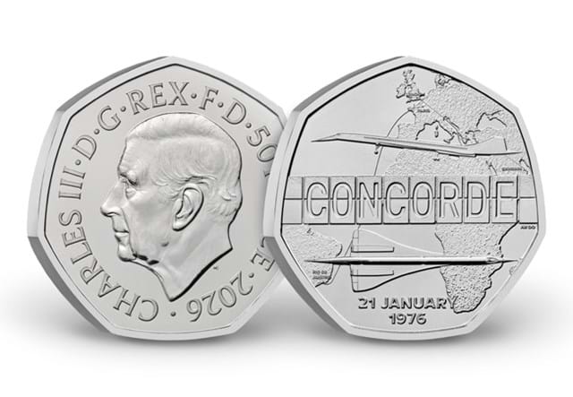 The UK 2026 Concorde BU 50p Pack