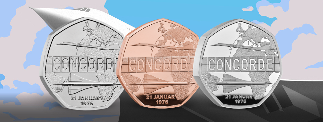 UK 2026 Concorde 50p Coin Range