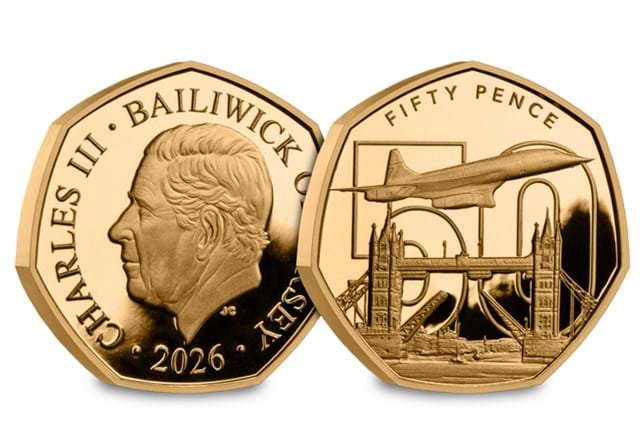 The Concorde Gold Proof 50p Coin