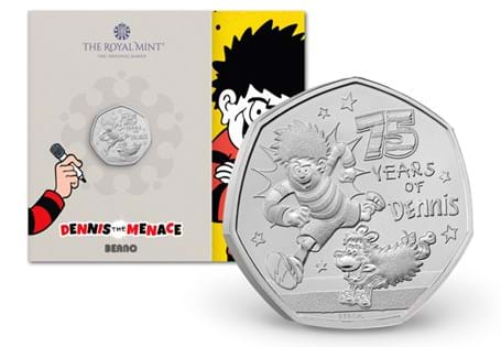 2026 UK 75 Years of Dennis the Menace 50p Coin Range (Z)